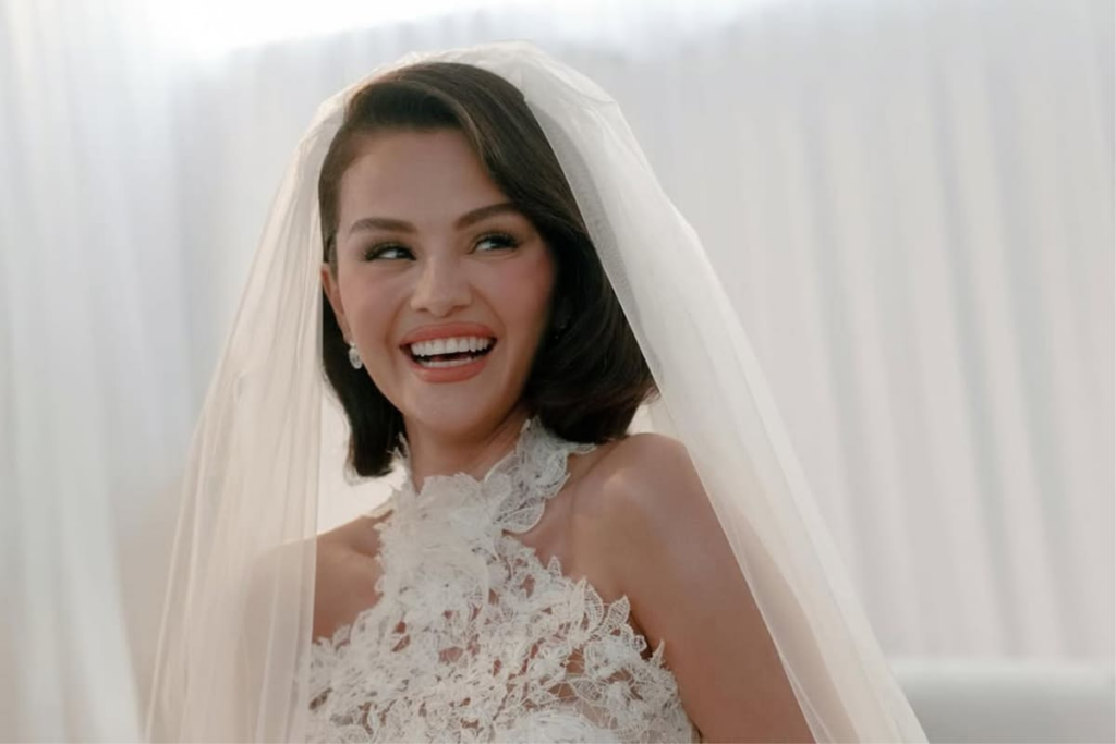 Selena Gomez mostró fotos de su increíble boda con Benny Blanco.